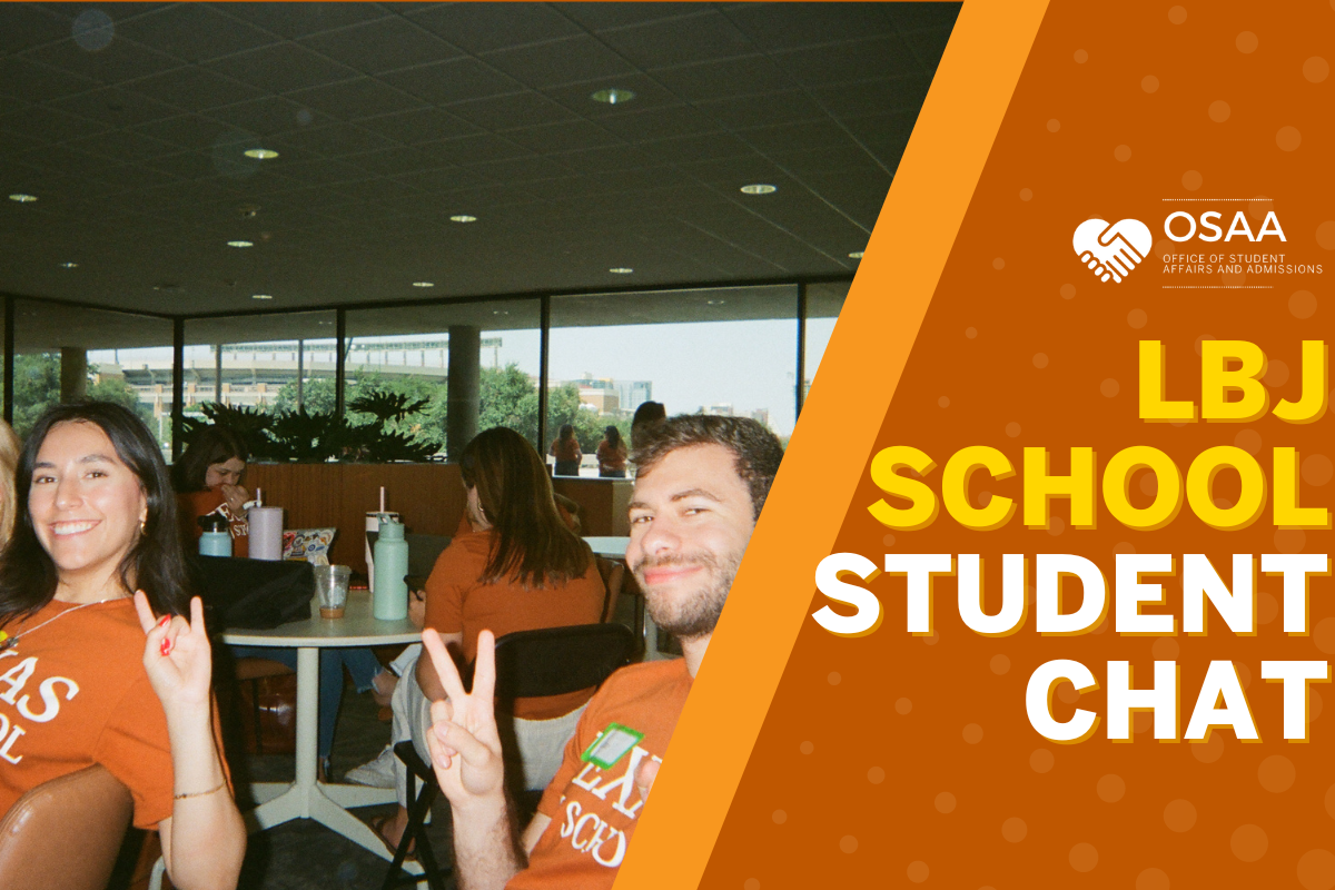 LBJ School Chat with Current Students | LBJ School of Public Affairs