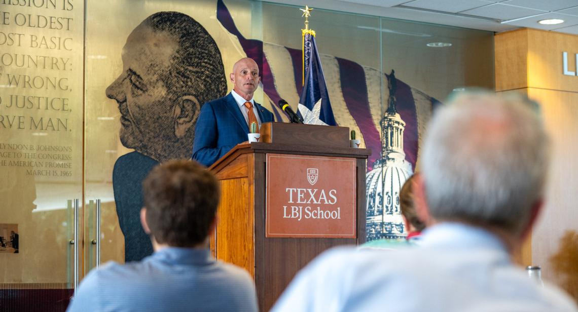 Dean JR DeShazo shares his vision at the fall 2023 State of the College ...