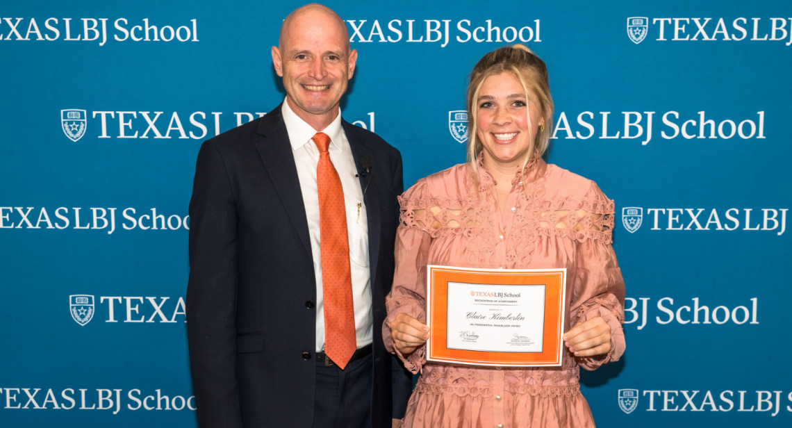 Student Leader Builds Community at The LBJ School | LBJ School of ...